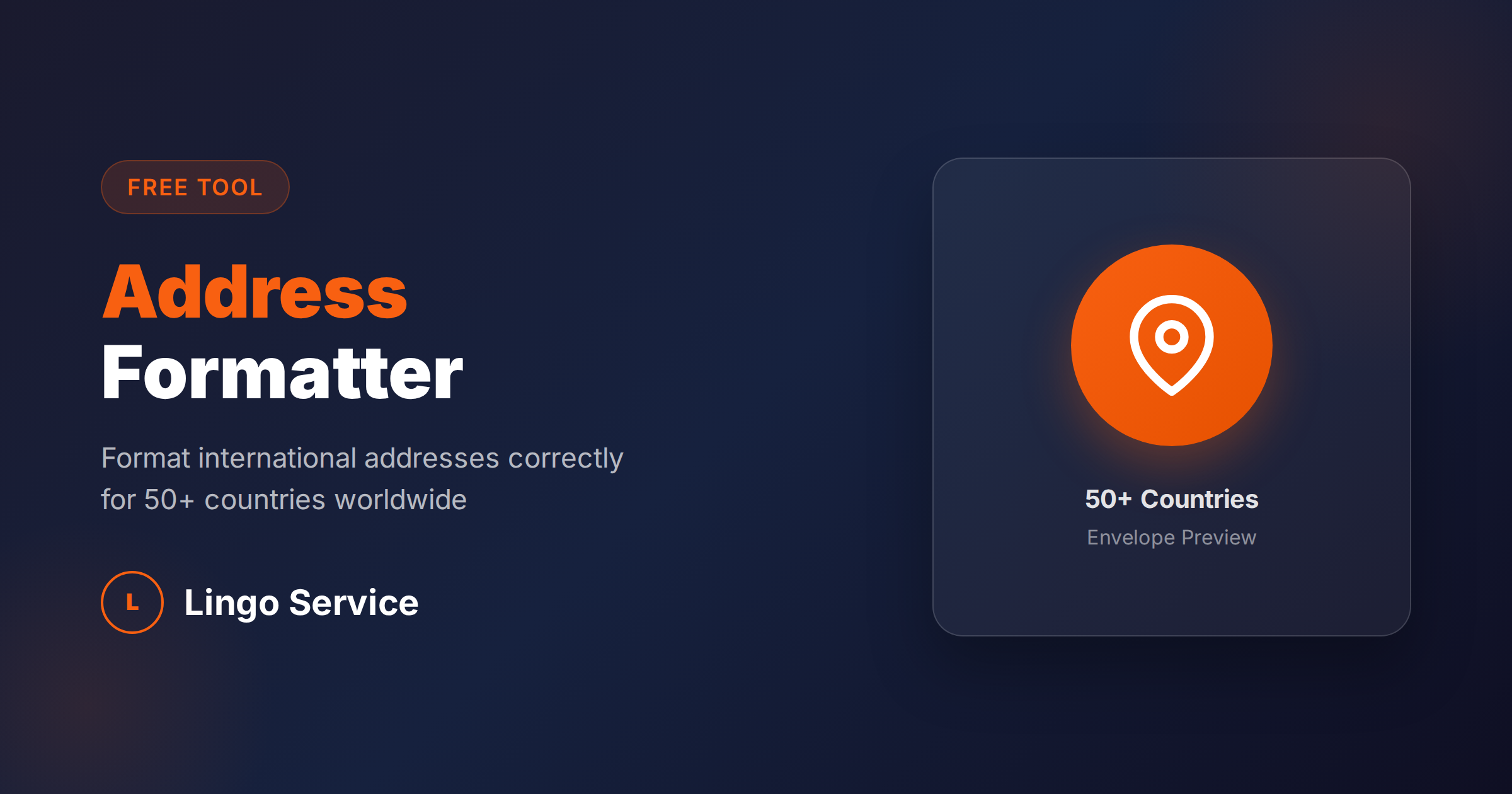 International Address Formatter | Format Addresses for Any Country